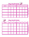 Behavior Charts with Flowers and Butterflies