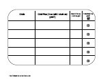 Goal Setting Behavior Charts