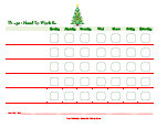 Printable Holiday Behavior Charts and Activities
