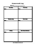 Homework Charts | Free Printable Behavior Charts