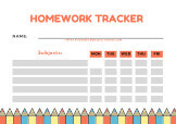 Homework Charts | Free Printable Behavior Charts
