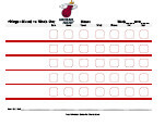 NBA Behavior Charts | Free Printable NBA Behavior Charts