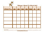 Behavior Charts with Animals