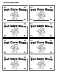 Printable Behavior Bucks, Reward Bucks