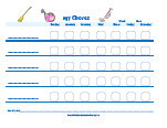 Chore Charts | Huge variety of chore charts to download for free!