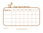 Behavior Charts with Farm Animals