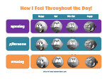 Feeling Charts, Feelings Chart, Feelings Charts