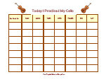 Instrument Practice Charts